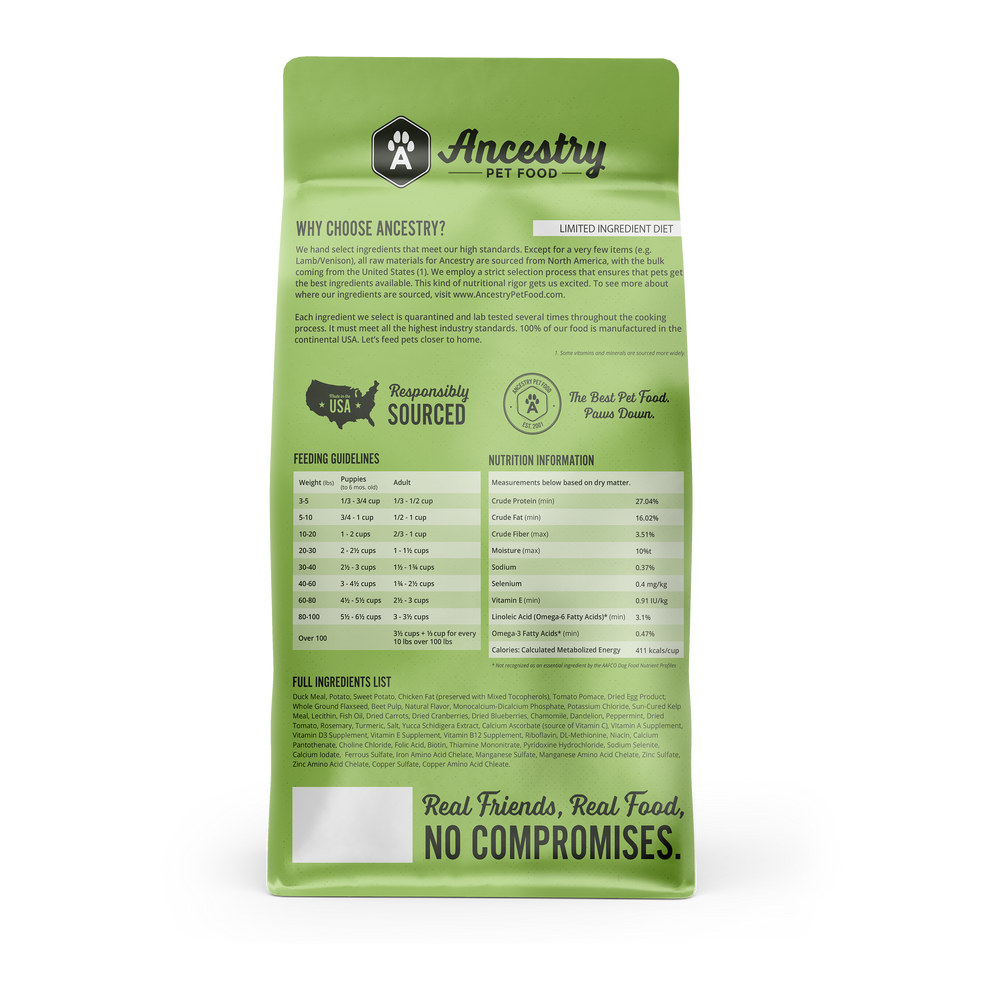 Look Out Duck Recipe | Grain-Free Dog Food | Health Extension