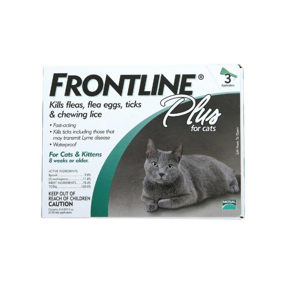 Frontline Plus for Cats | 3-Month Flea & Tick Protection - Health Extension