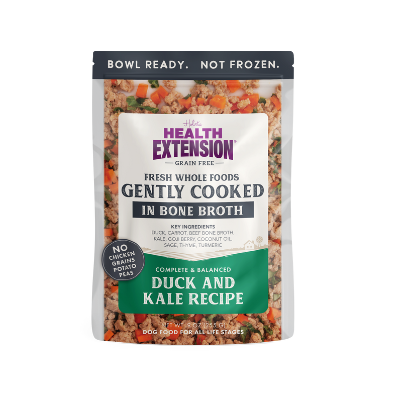 Gently Cooked Duck & Kale Dog Food | Canned Wet Dog Food – Health Extension