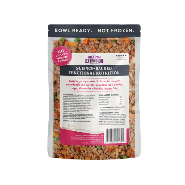 Gently Cooked Salmon Dog Food | Canned Wet Dog Food – Health Extension