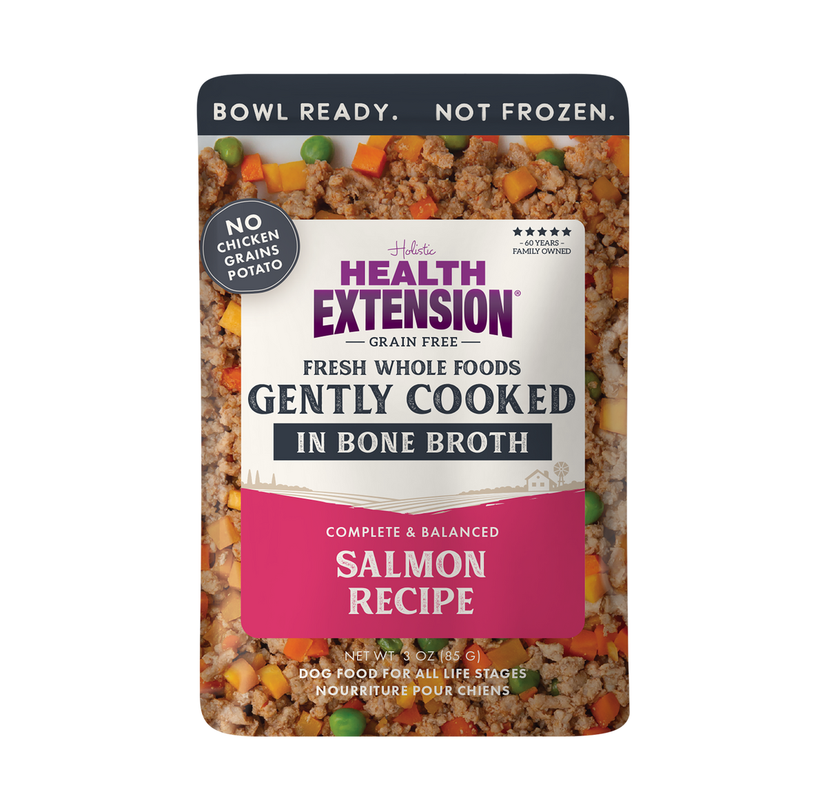 Gently Cooked Salmon Dog Food | Canned Wet Dog Food – Health Extension