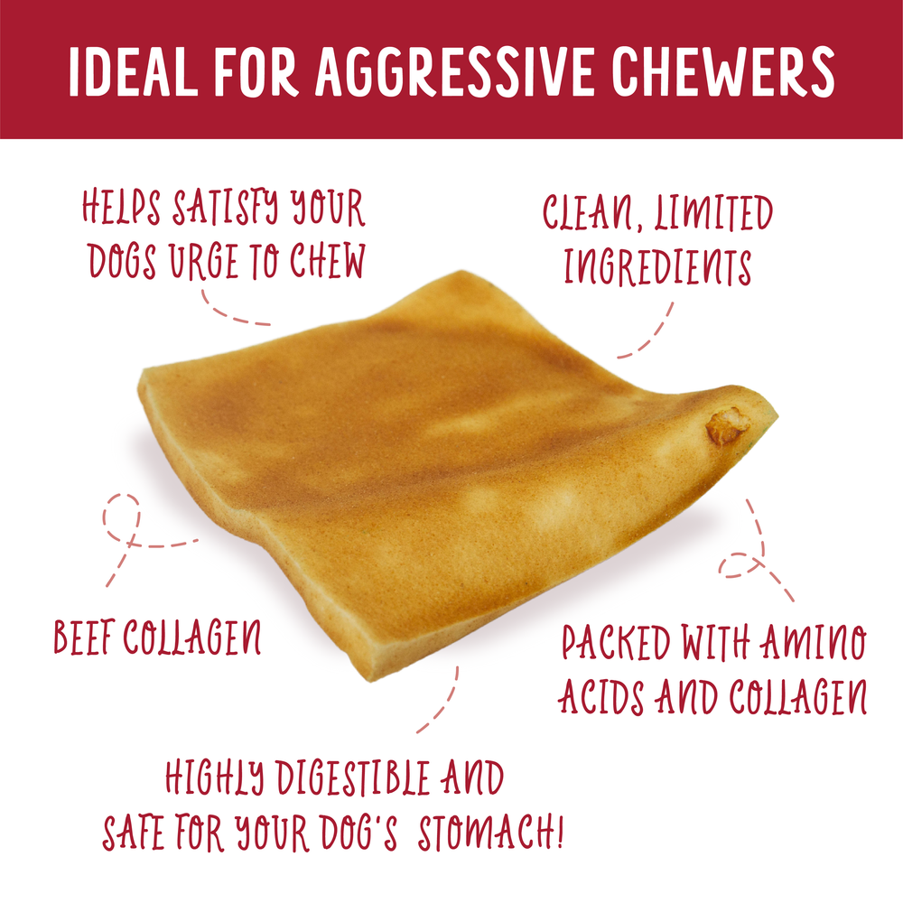 Cheek Chews Braised Beef Dog Chews | Natural Long-Lasting Treats for ...