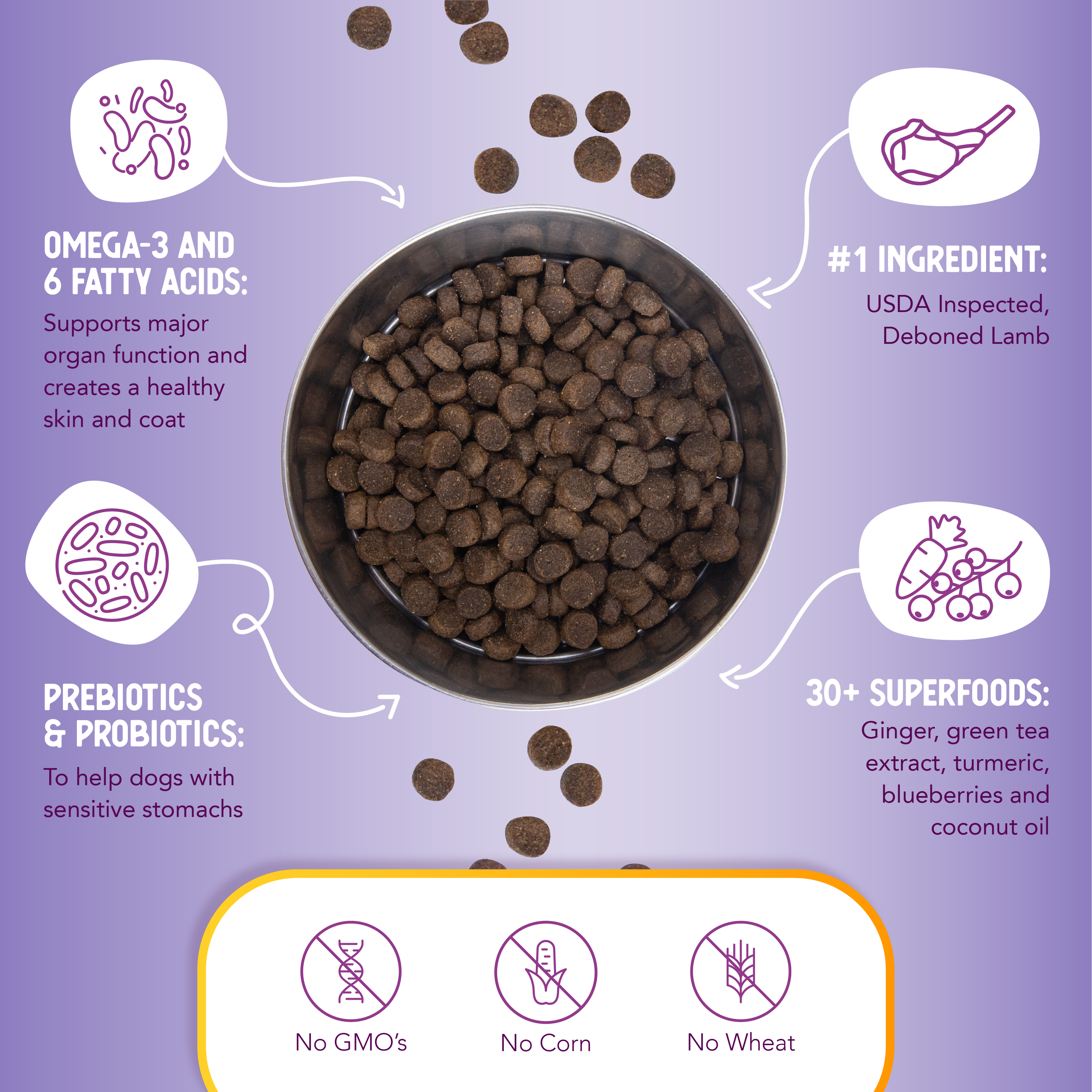 Lamb Dry Dog Food | Healthy Lamb & Brown Rice Recipe – Health Extension