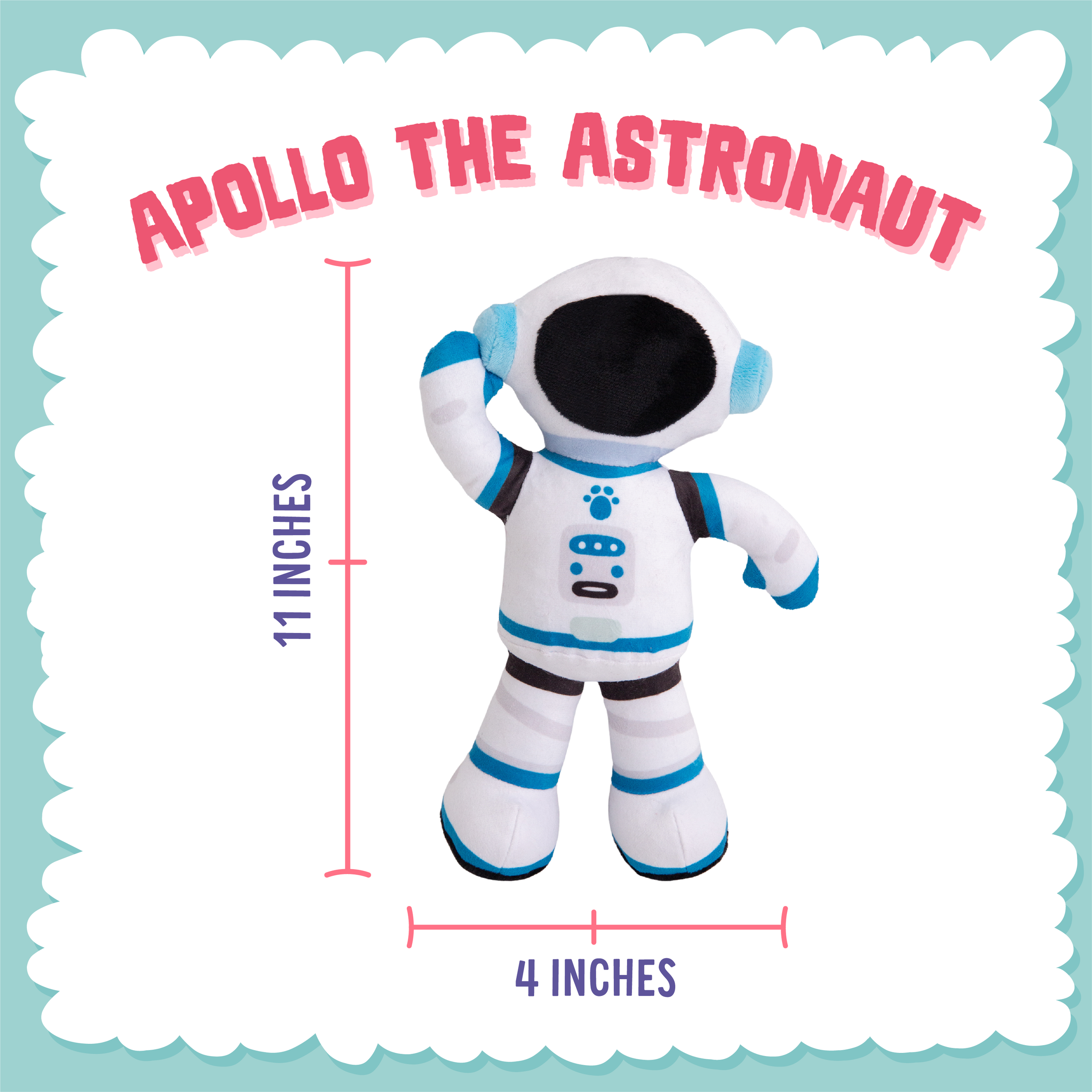 Apollo the Astronaut Dog Toy | Soft Plush | Health Extension