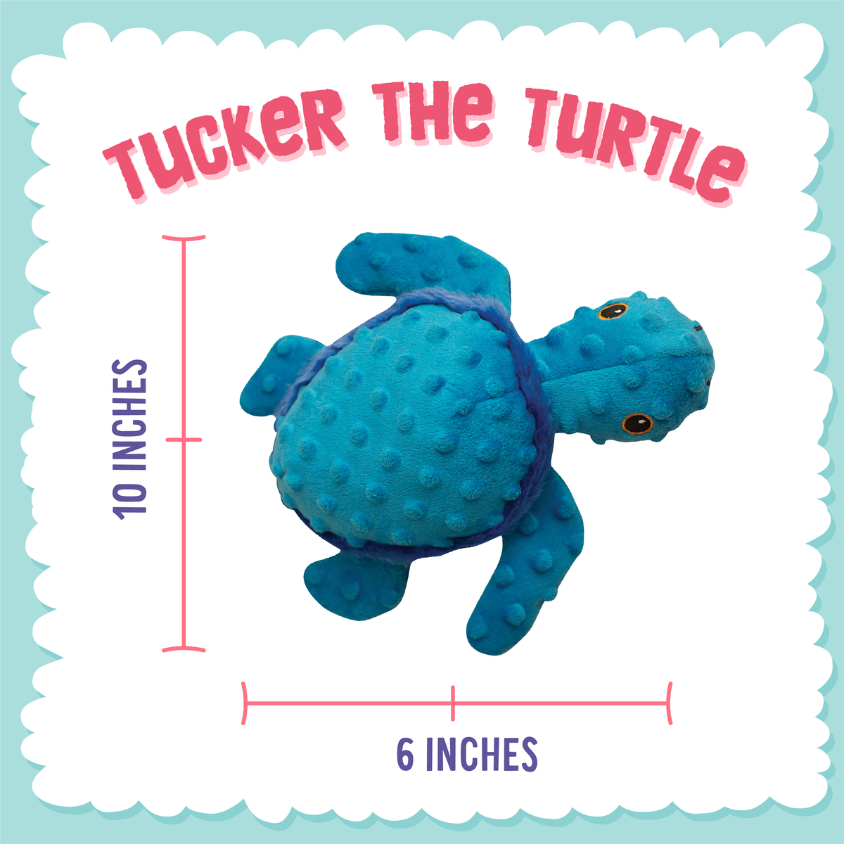 Tucker the Turtle Dog Toy