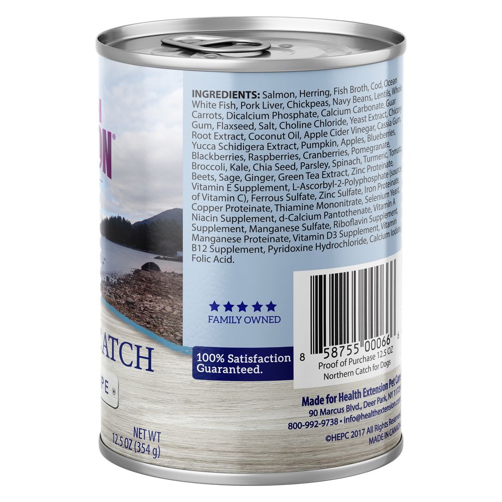 Grain Free Northern Catch Dog Food | Canned Wet Dog Food – Health Extension