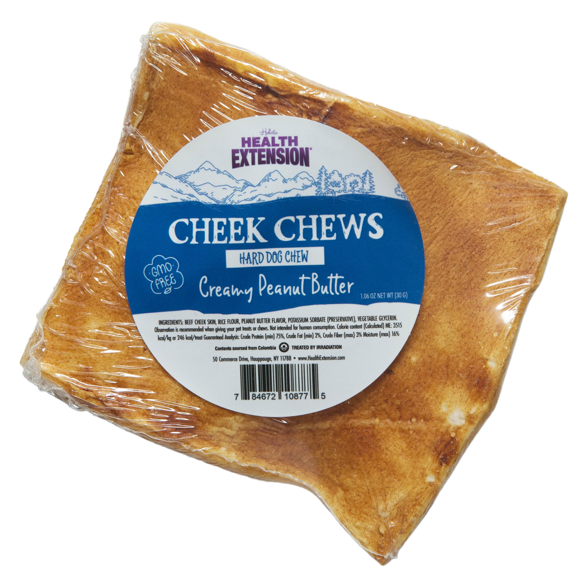 Health Extension Cheek Chews Creamy Peanut Butter for Dogs